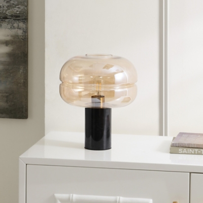 Click here for Safavieh Runa Table Lamp  Amber/Black Marble prices