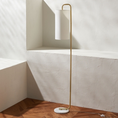 Click here for Safavieh Troilus Floor Lamp  Gold/White Marble prices