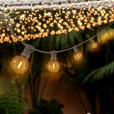 Click here for JONATHAN Y Outdoor Bistro Globe String Lights  Whi... prices