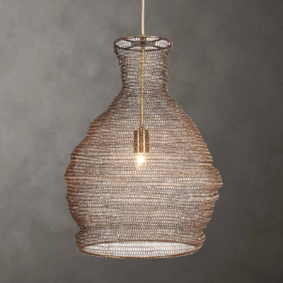 Click here for Uttermost Murmur Pendant Light  Brass prices
