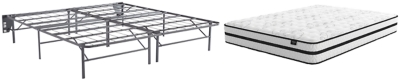 Click here for Chime 10 Inch Hybrid King Mattress in a Box with F... prices