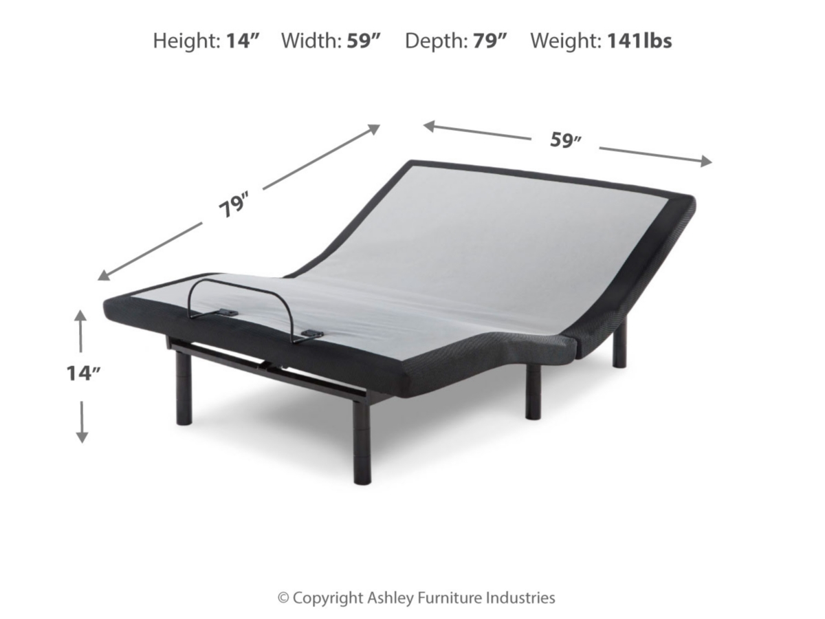 Ashley adjustable bed remote store