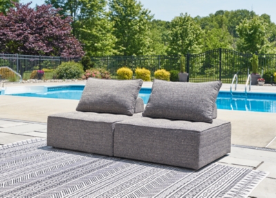 Click here for Bree Zee 2-Piece Modular Outdoor Loveseat  Brown prices
