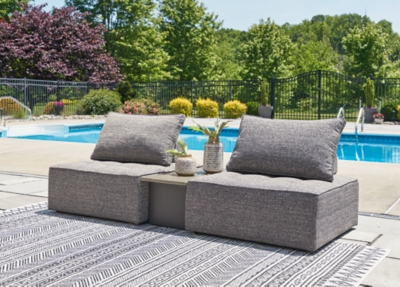Click here for Bree Zee 3-Piece Outdoor Sectional  Brown prices