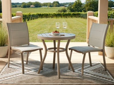 Click here for Moonlight Beach Outdoor Table and 2 Chairs  Beige prices