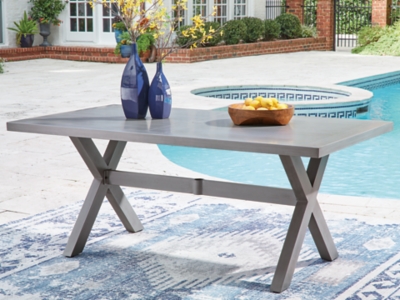 Click here for Dillon Beach Outdoor Dining Table  Gray prices