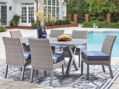 Click here for Dillon Beach Outdoor Dining Table and 6 Chairs  Gr... prices