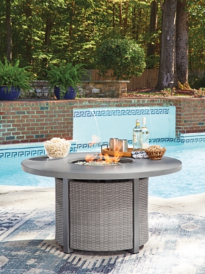 Click here for Dillon Beach Outdoor Fire Pit Table  Gray prices