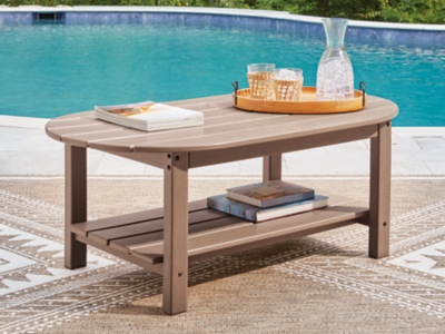 Click here for Cliffs Beach Outdoor Coffee Table  Driftwood prices