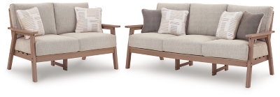 Click here for Cliffs Beach Outdoor Sofa and Loveseat  Driftwood prices