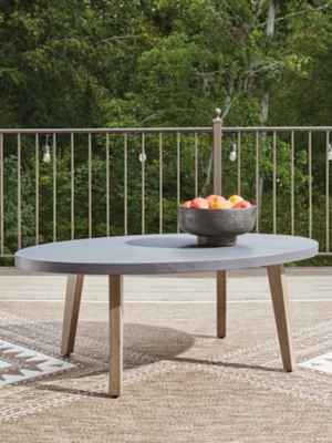 Click here for Francis Beach Outdoor Coffee Table  Natural/Gray prices