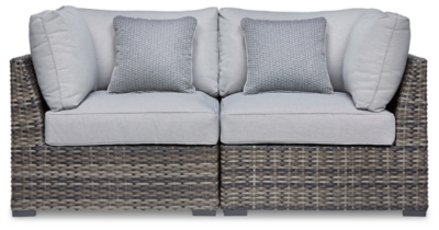 Click here for Harbor Court Outdoor Corner Chair (Set of 2)  Gray prices