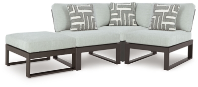 Click here for Beachloft 4-Piece Modular Outdoor Sectional  Black... prices