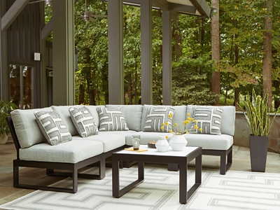 Click here for Beachloft 5-Piece Modular Outdoor Sectional  Black... prices
