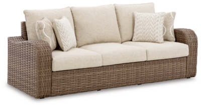 Sandy Bloom Outdoor Sofa with Cushion | Ashley