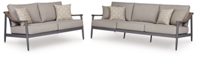 Click here for North Island Outdoor Sofa and Loveseat  Gray prices