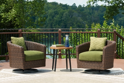 Click here for Horizon Hall 2 Lounge Chairs with End Table  Brown... prices