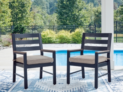 Click here for Mabry Shores Outdoor Arm Chair with Cushion (Set o... prices