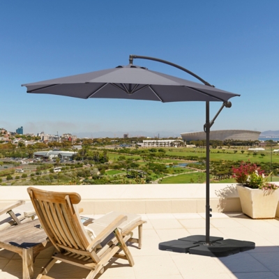 Click here for 10 ft. Outdoor Cantilever Hanging Patio Umbrella... prices