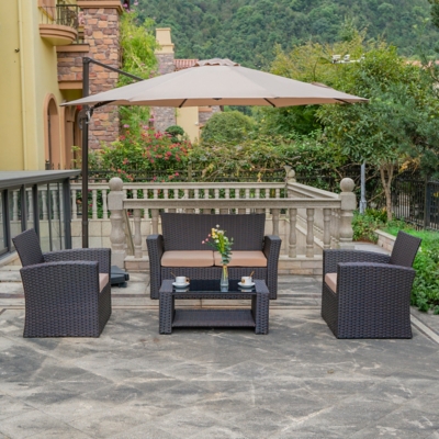 Click here for Westin Outdoor 4-Piece Patio Chat Set with Cushion... prices