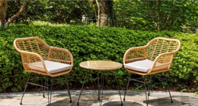 Click here for Westin Outdoor Luton 3-piece Bistro Set With Cushi... prices