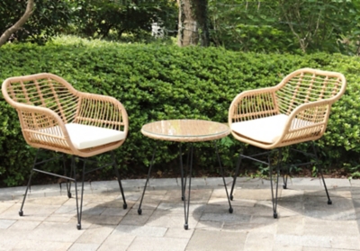 Click here for Westin Outdoor Luton 3-piece Bistro Set With Cushi... prices
