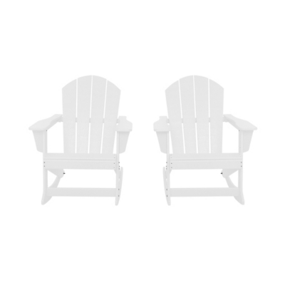 Venice Outdoor Adirondack Rocking Chairs (Set of 2) | Ashley