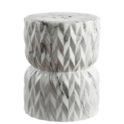 Click here for Jonathan Y Chevron Drum 17.5 Ceramic Garden Stool... prices