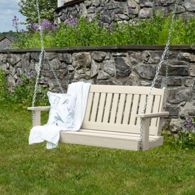 Click here for Highwood USA Lehigh 4-Foot Porch Swing  Whitewash prices