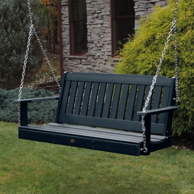 Click here for Highwood USA Lehigh 5-Foot Porch Swing  Federal Bl... prices