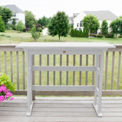 Click here for Highwood USA Lehigh Bar Height Balcony Table  Whit... prices