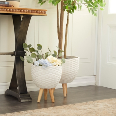 Click here for Bayberry Lane Indoor/Outdoor Diamond Planter with... prices