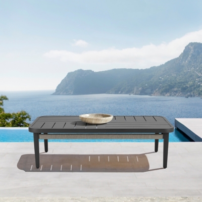 Click here for Zella Rectangular Coffee Table  Dark Gray prices
