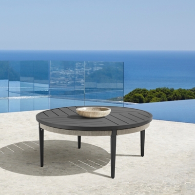 Click here for Zella Round Coffee Table  Dark Gray prices