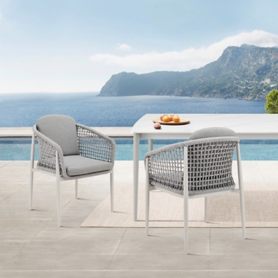 Click here for Rhodes Outdoor Patio Dining Chair (Set of 2)  Ligh... prices