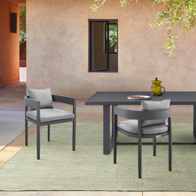 Click here for Menorca Outdoor Patio Dining Chairs (Set of 2)  Da... prices