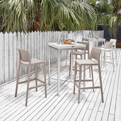 Click here for Sensilla Bar Stool (Set of 2)  Taupe prices
