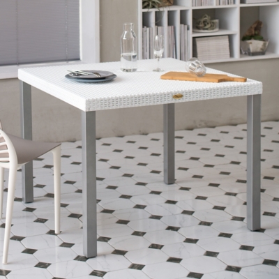 Click here for Oslo Outdoor Dining Table  White prices