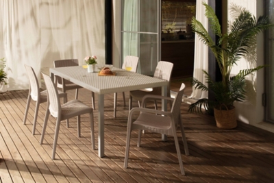 Click here for Rue Outdoor Dining Chair (Set of 4)  Taupe prices