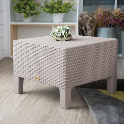 Click here for Magnolia Outdoor End Table  Gray prices