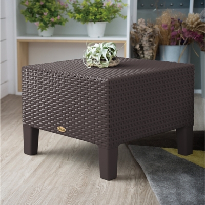 Click here for Magnolia Outdoor End Table  Brown prices
