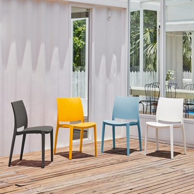 Click here for Sensilla Outdoor Dining Chair (Set of 4)  Baby Blu... prices