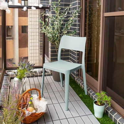Click here for La Vie Outdoor Stackable Chair (Set of 2)  Baby Bl... prices