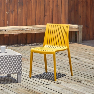 Click here for Milos Outdoor Stackable Dining Chair (Set of 2)  G... prices