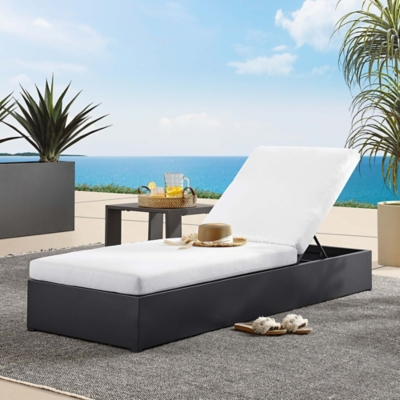 Click here for Modway Tahoe Outdoor Chaise Lounge  Gray/White prices