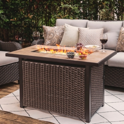 Click here for Nuu Garden Outdoor 43 Propane Fire Pit Table  Brow... prices