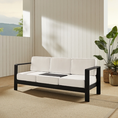 Click here for Linon Rosemary Outdoor Sofa  Black prices