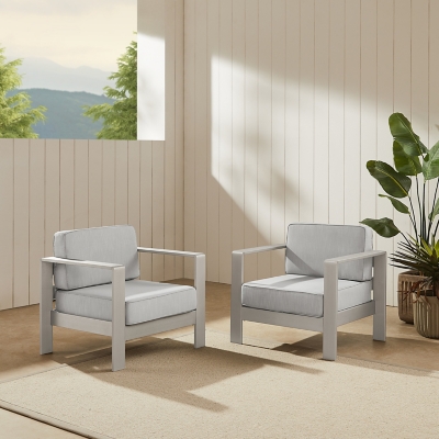 Click here for Linon Rosemary Outdoor Chairs (Set of 2)  Gray prices
