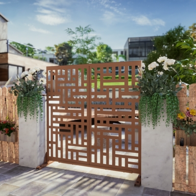 Click here for TranquilBreeze 72 Abstract Outdoor Privacy Screen... prices