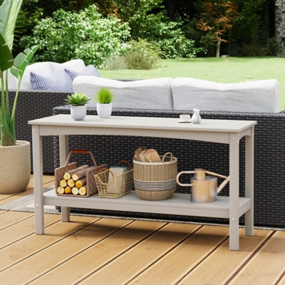 Click here for Westin Furniture Otto Outdoor Two Shelf Console Ta... prices